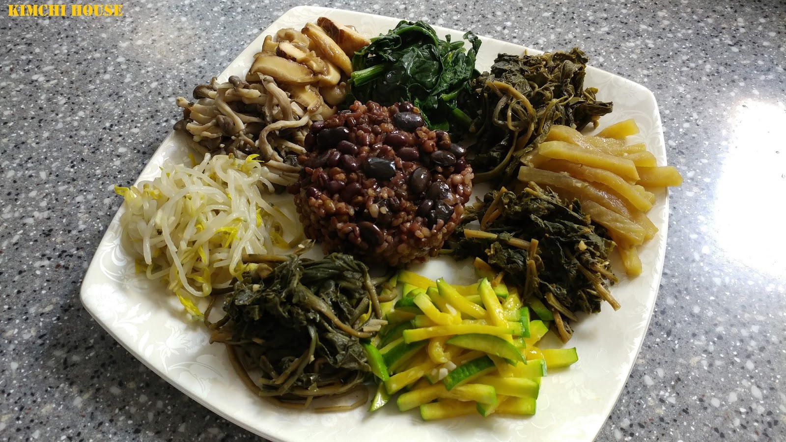 Kimchi House: 五谷饭/Rice with five grains / 오곡밥...2018