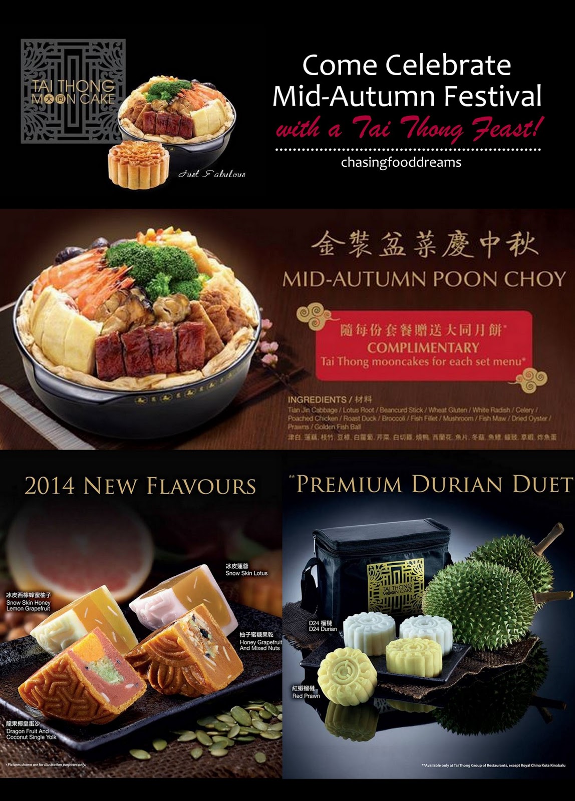 CHASING FOOD DREAMS: Tai Thong Restaurant: Celebrating Mid-Autumn ...