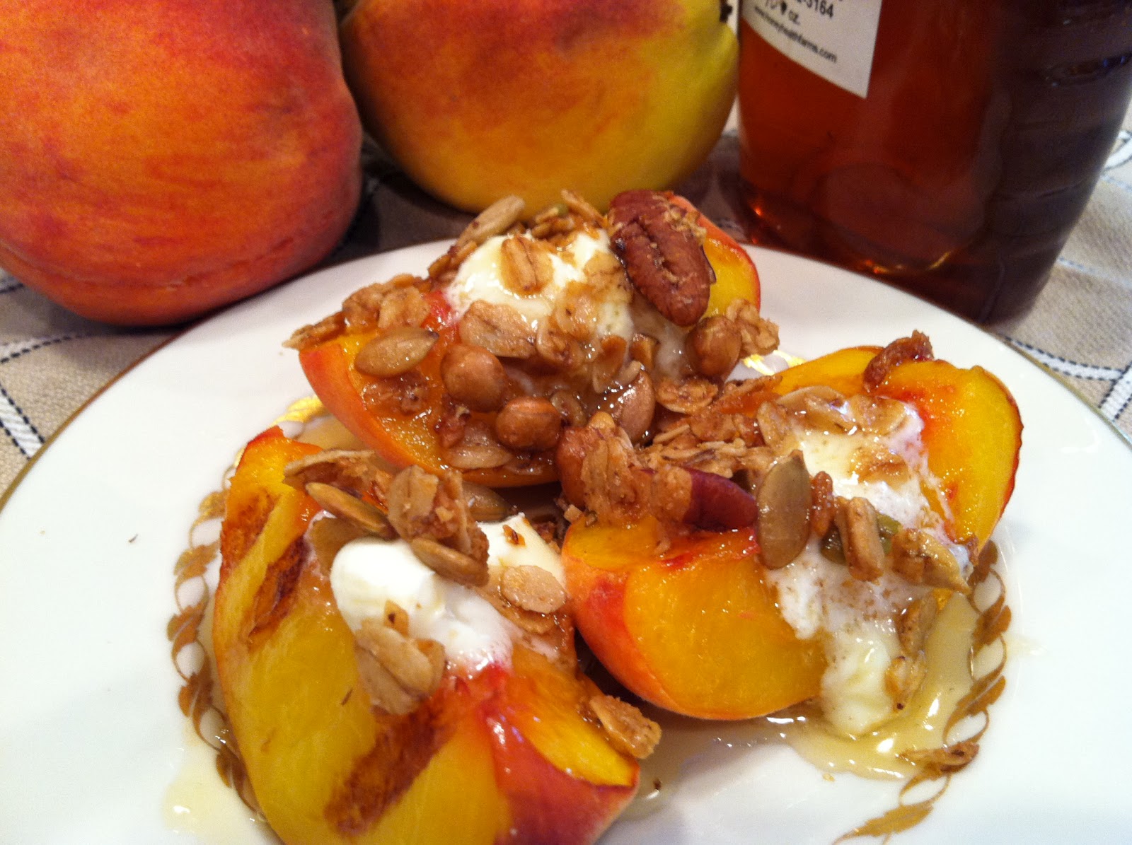 Cooking with Chez Cindy: ChezCindy: Grilled Peaches with Cream Cheese ...