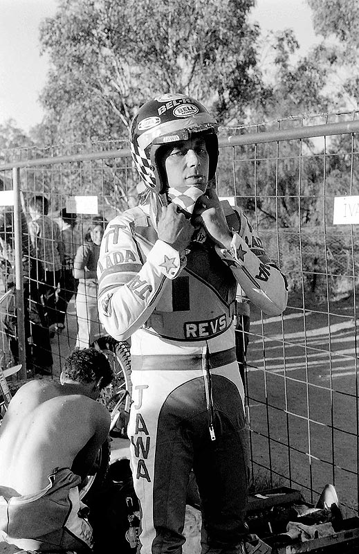gaspic: Mildura speedway 1980 Ivan Mauger, Phil Crump, Ralph Vartuli