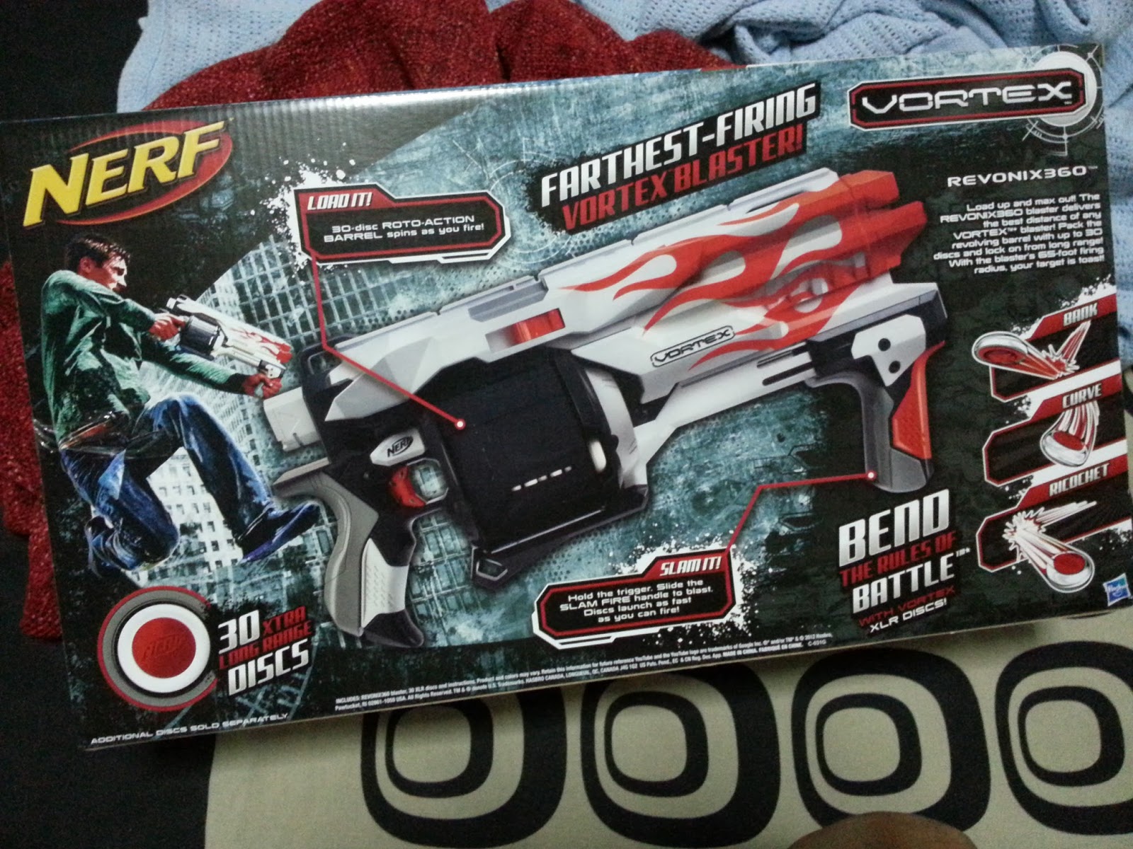 Xammy.Loves.Vortex: Nerf Vortex Revonix360 Unboxing