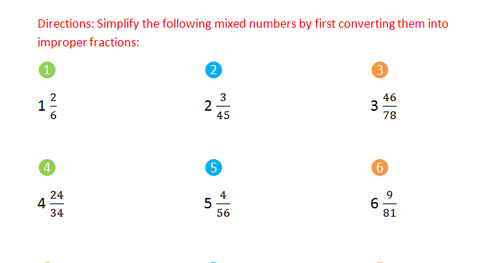 Bro and Sis Math Club: Simplifying Mixed Numbers