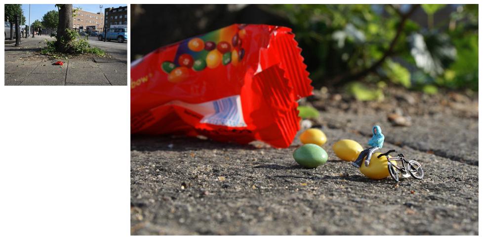 The Small Galleon: slinkachu.