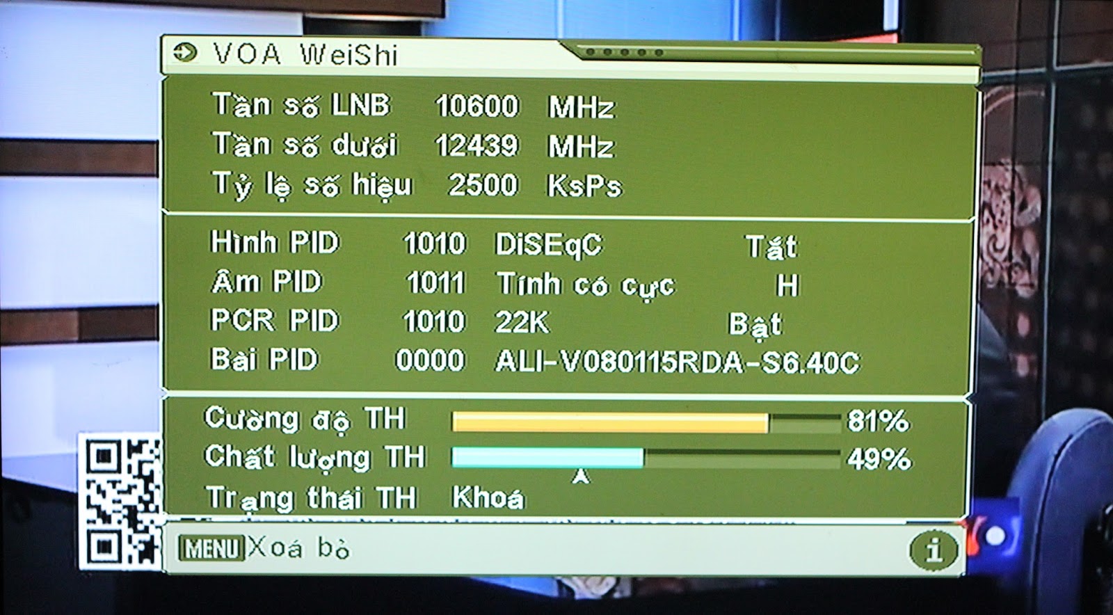 DVB Việt Nam: Hướng dẫn cách quay chảo vệ tinh dùng đầu thu K49