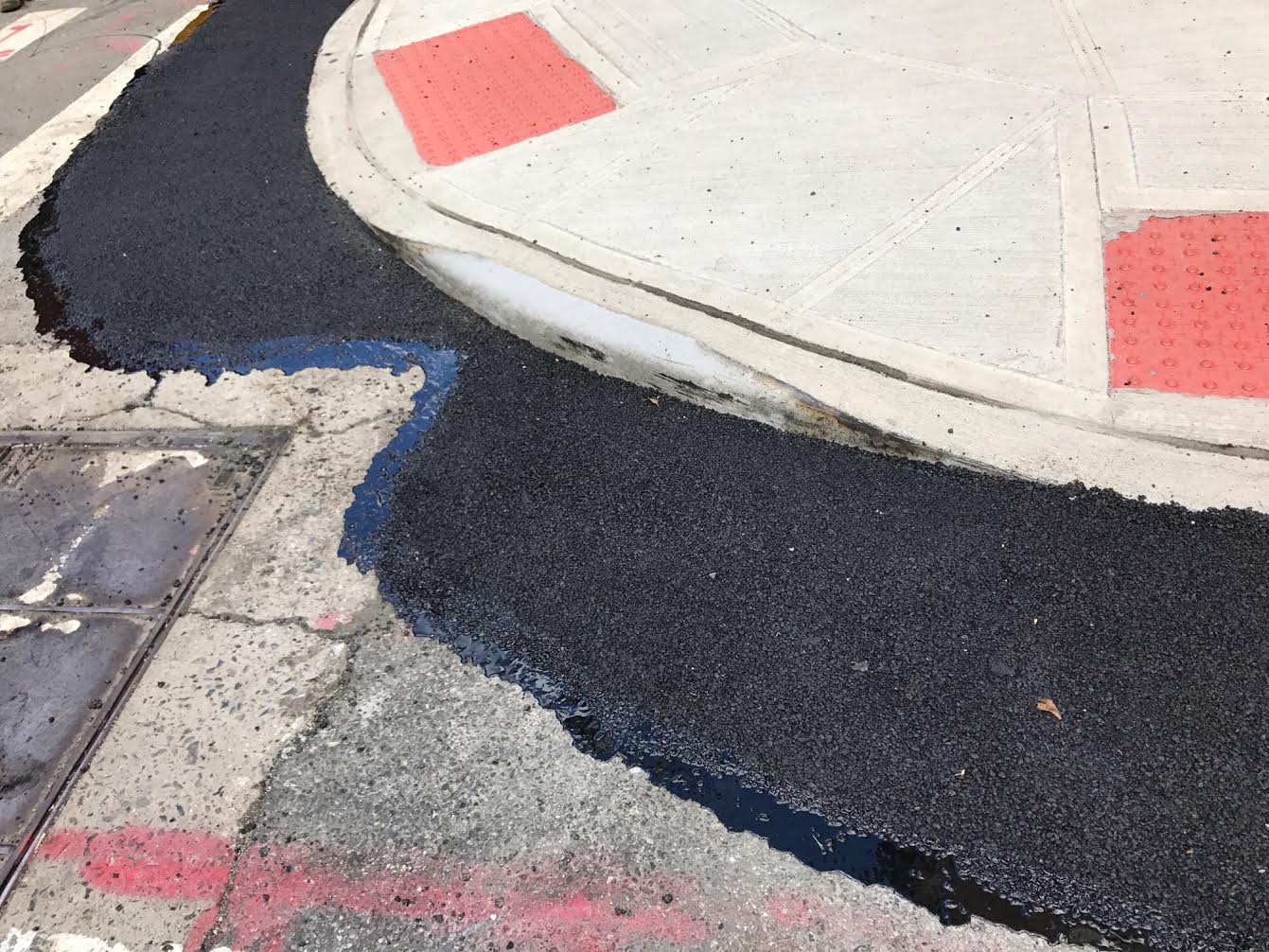 EV Grieve: Completing pedestrian ramp work along Avenue B