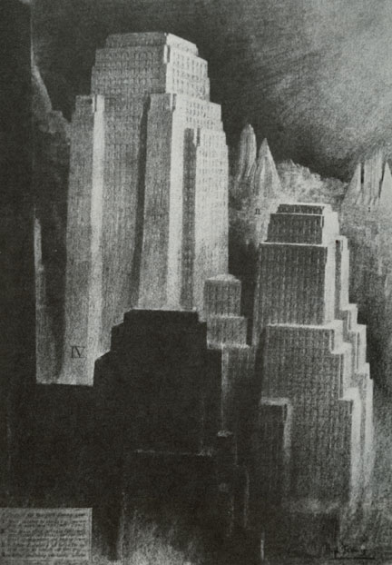 Beyond Architectural Illustration: Inspiration - Hugh Ferriss