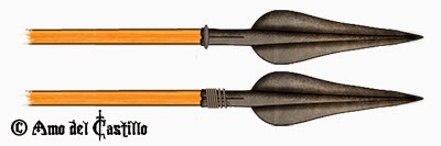 AMO DEL CASTILLO: La panoplia del guerrero hispánico. Las lanzas