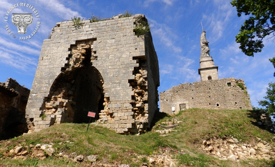 LA FRANCE MEDIEVALE: SABRAN (30) - Château-fort
