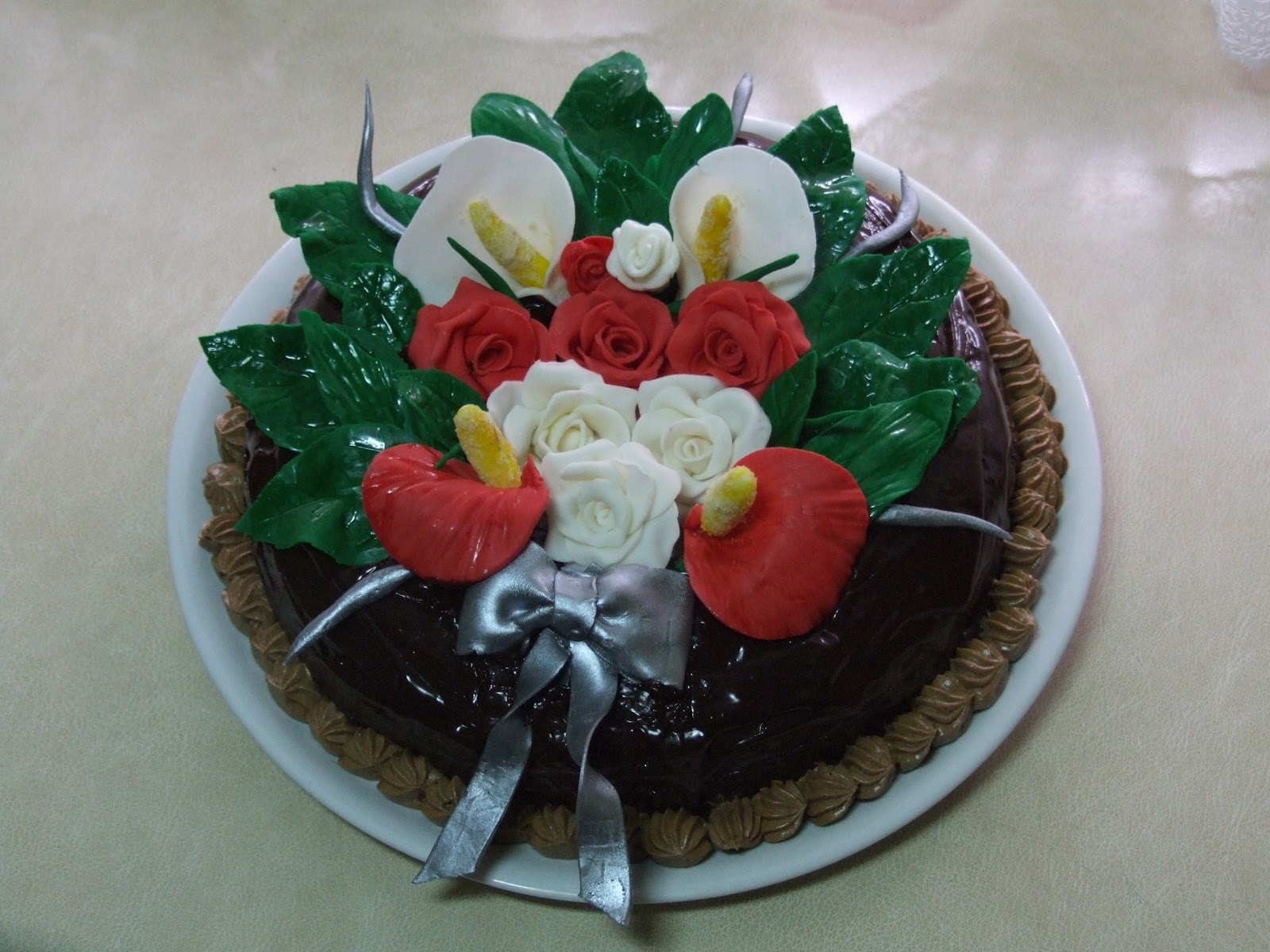 TARTA RAMO DE FLORES