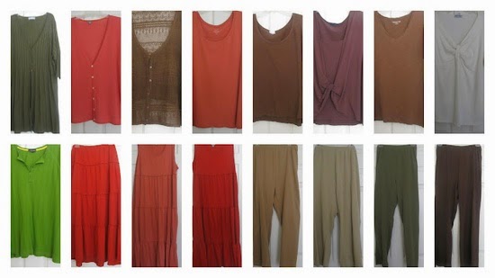 Stagione cromatica Autunno Soft abbigliamento colori