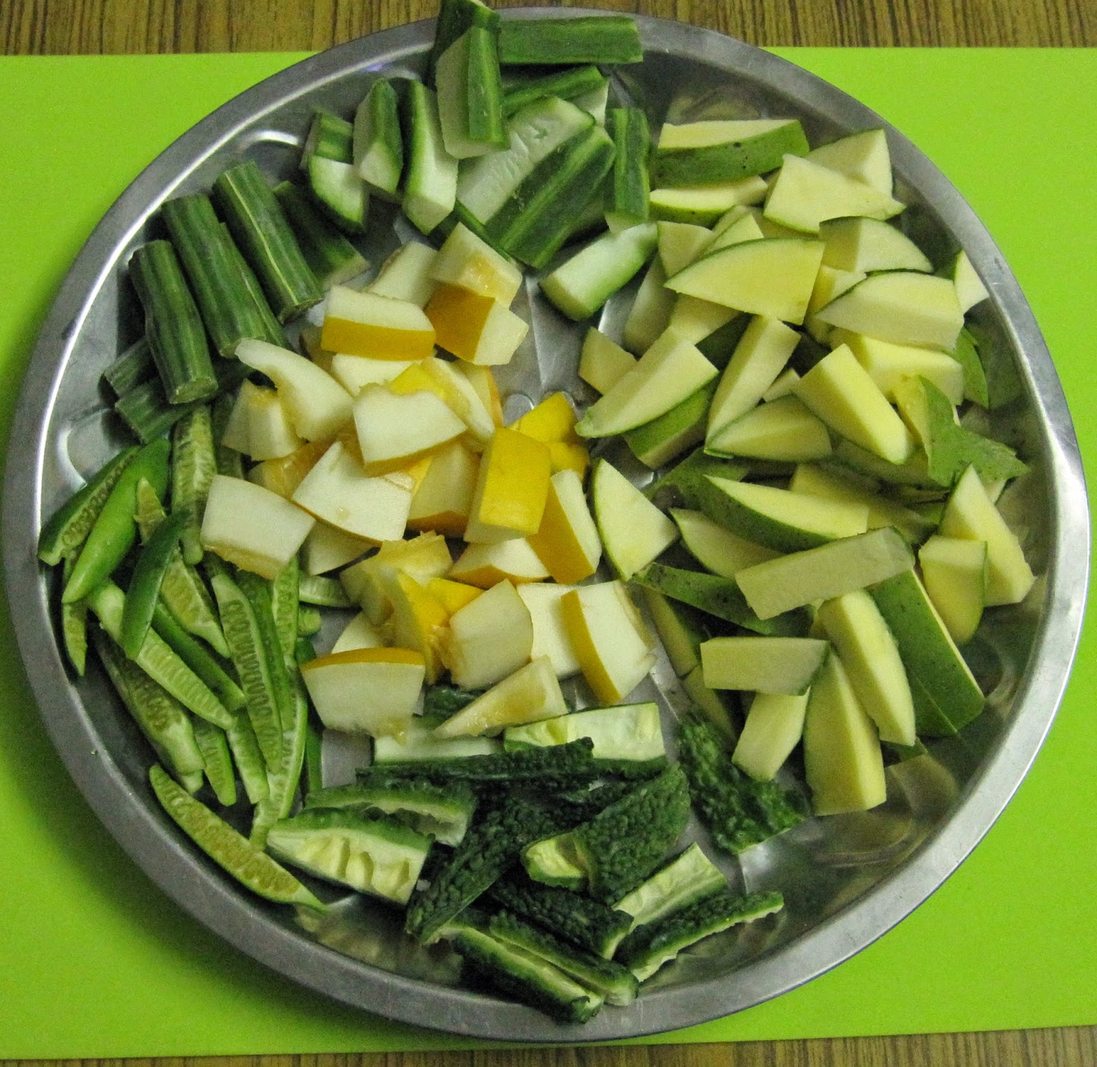Sita's Ruchulu: Kurala avakaya (Mixed vegetable avakaya)