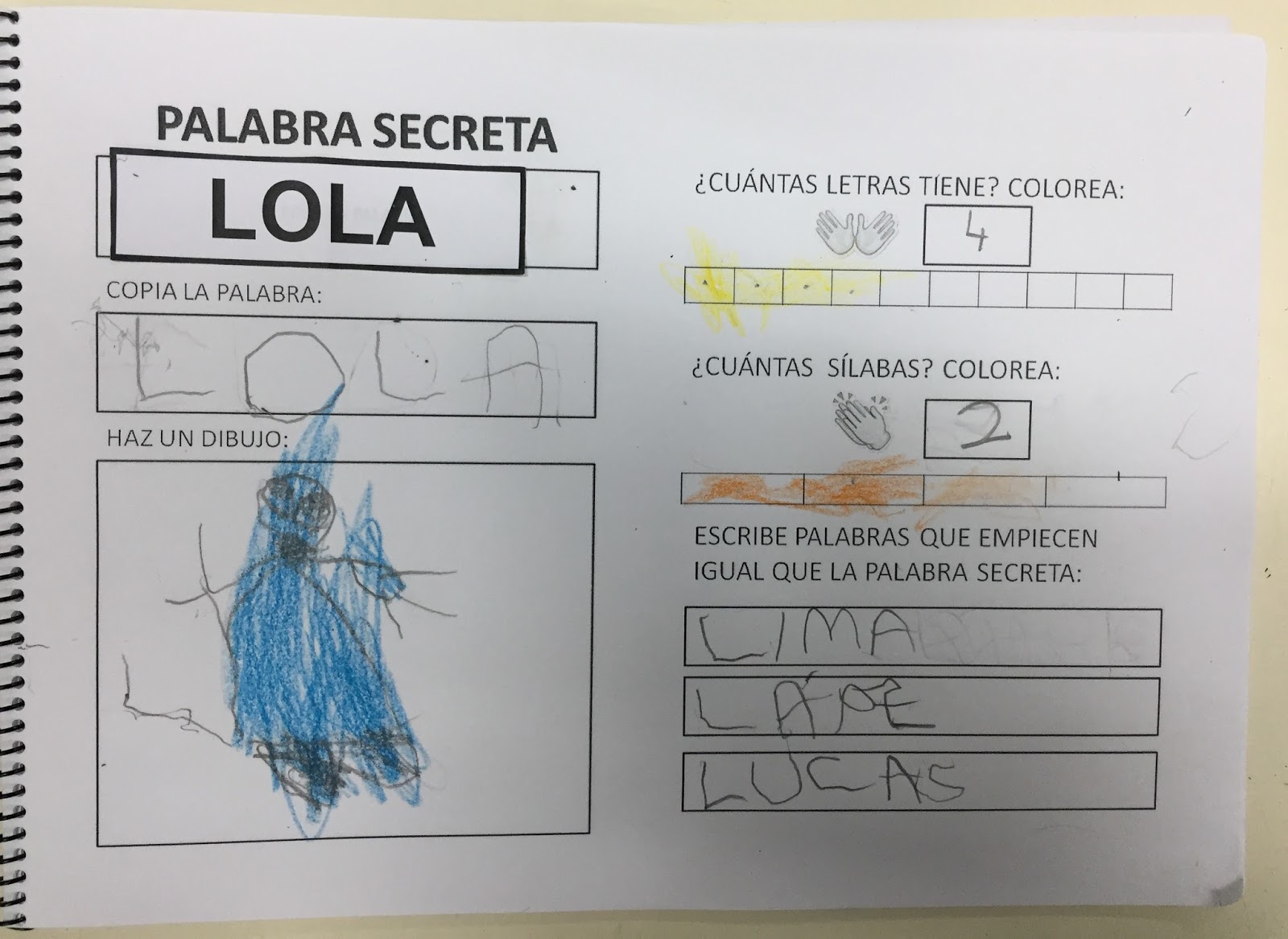 MIS PALABRAS SECRETAS