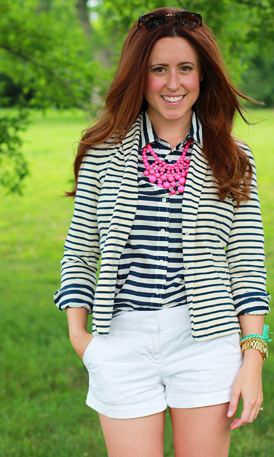 Here & Now | A Denver Style Blog: stripes on stripes
