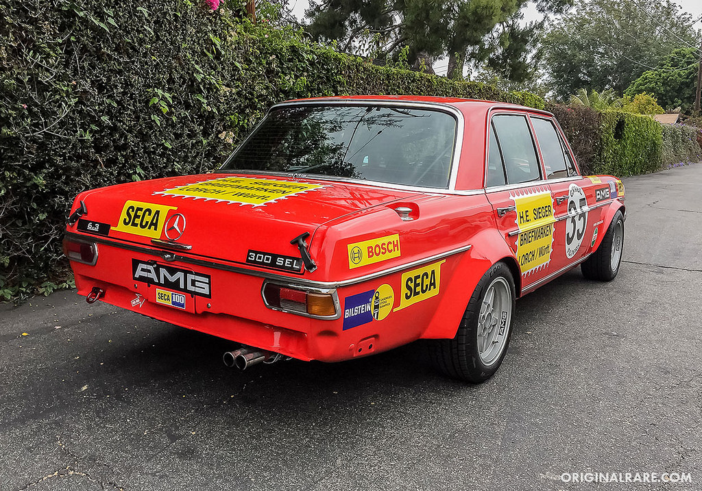 Auction Watch: 1973 Mercedes-Benz AMG 300 SEL 6.8 “Red Pig” Tribute Car ...
