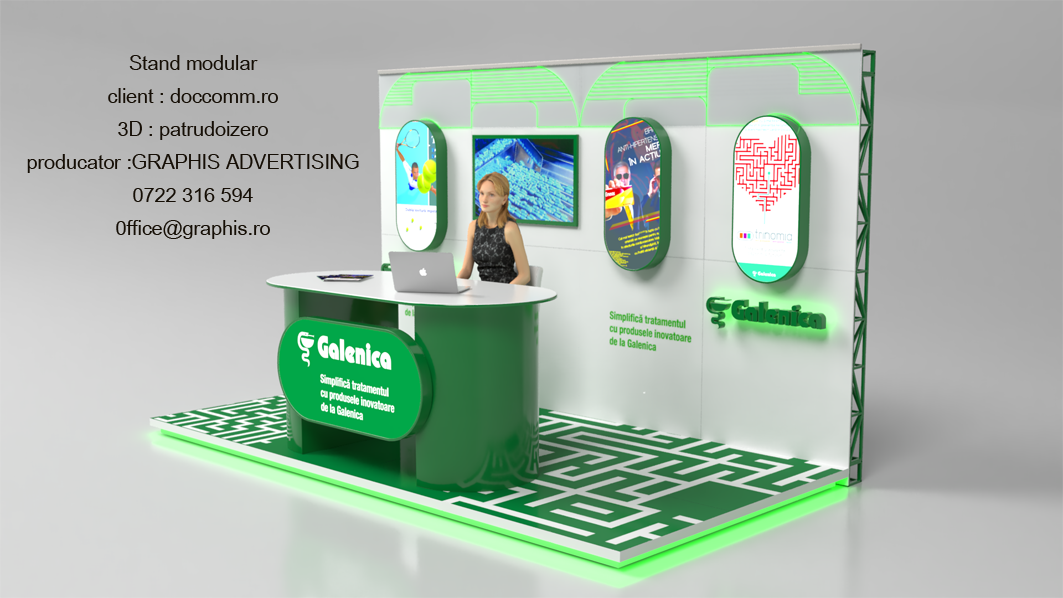 Graphis Advertising - Productie Publicitara: Stand Expozitional Modular