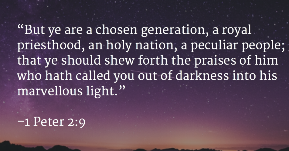 My Thoughts on Today's Issues: Being a “Peculiar” People Once Again ...