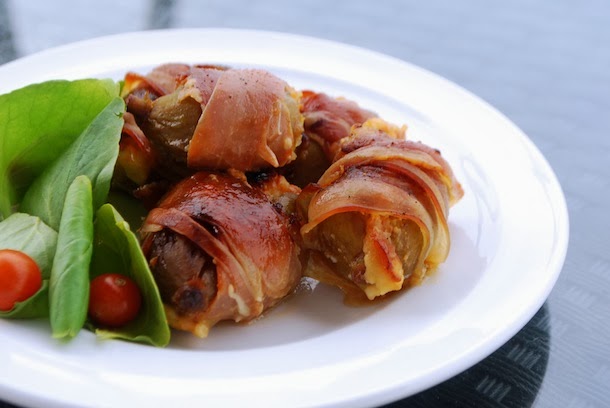 Roasted Prosciutto-Wrapped Stuffed Figs - Always Order Dessert