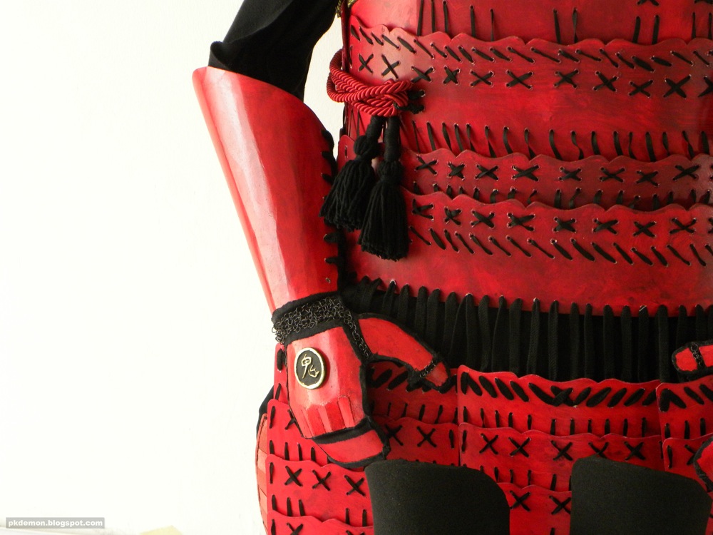 pkDemon Creations: Red samurai armor