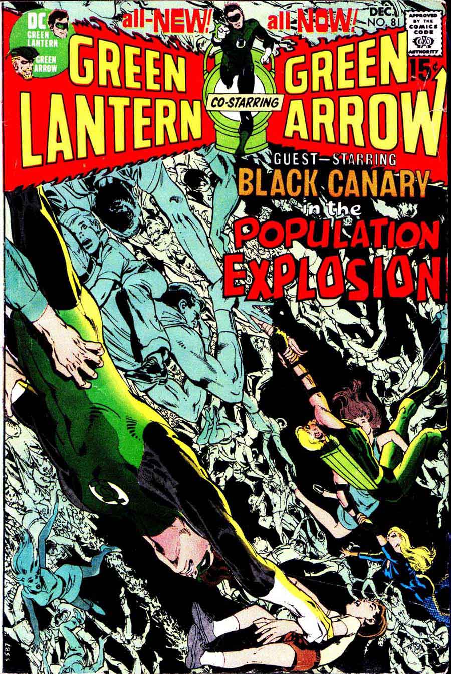 Green Lantern v2 #81 - Neal Adams art & cover - Pencil Ink