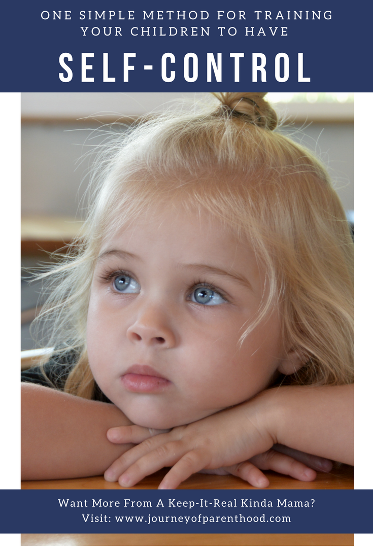 How to Teach Your Children Self-Control - The Journey of Parenthood...