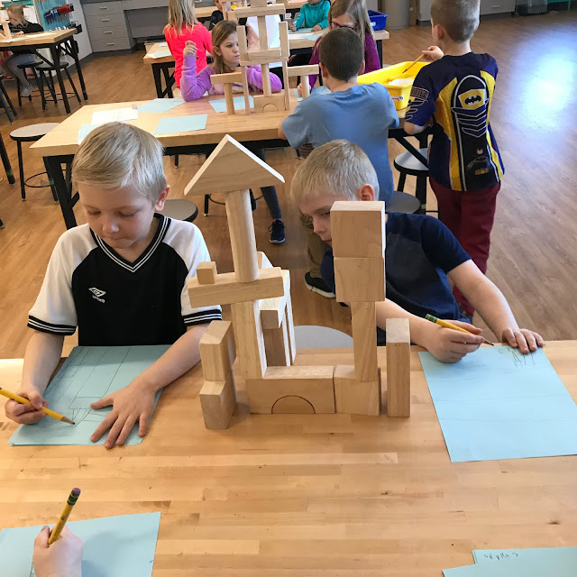 Mini Matisse: Art Ed Blogger Network- Early Finishers: Architecture ...