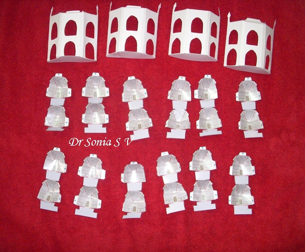 Cards ,Crafts ,Kids Projects: Taj Mahal Paper Model