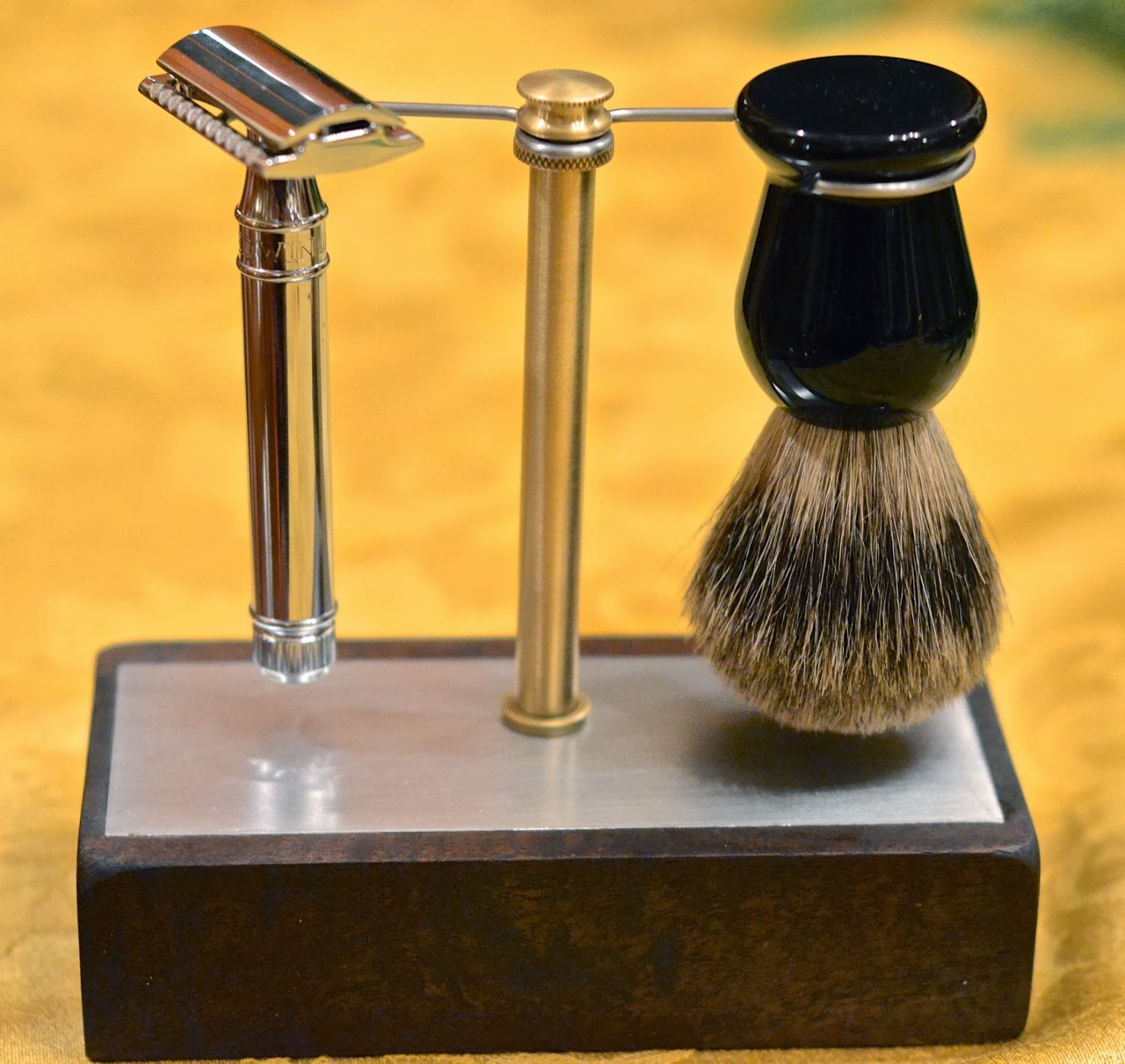 I wanted a manlier Shaving Stand for my razor, so I made this! I ...