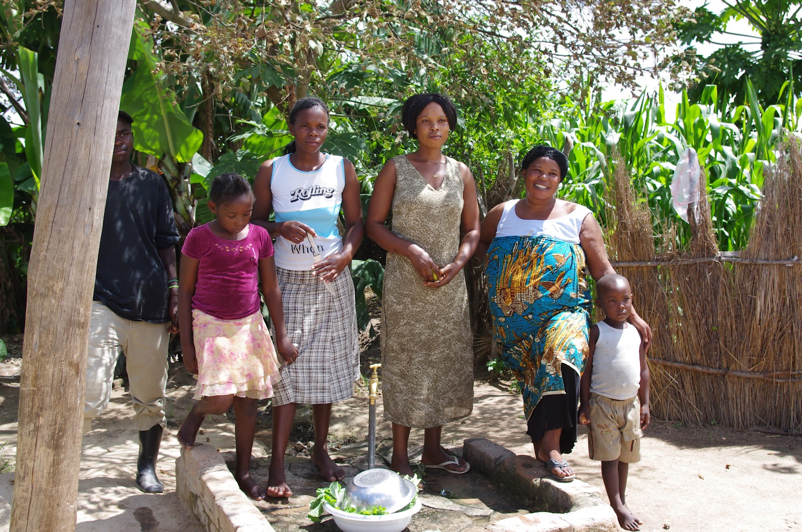 Sally in Zambia with WaterAid