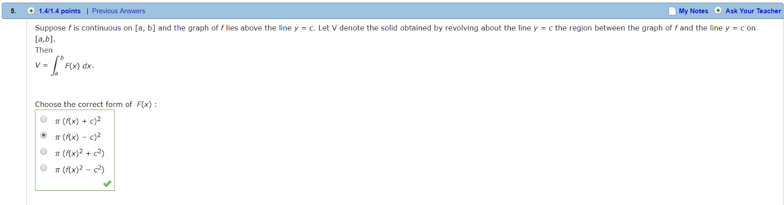 Webassign HW 02 6.1 - Answers/Explanations