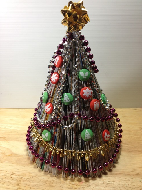 NY Star Cards: Iron Craft Challenge #16--Reader's Digest Christmas Tree