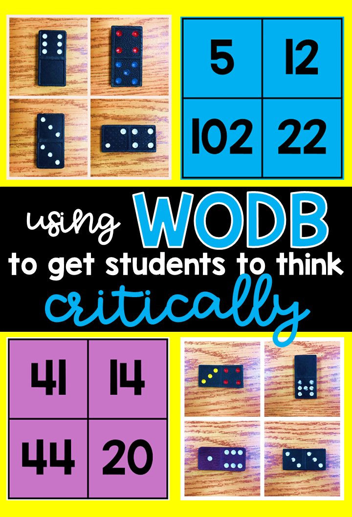 Using WODB to get Students to Think Critically | Hanging Around In Primary