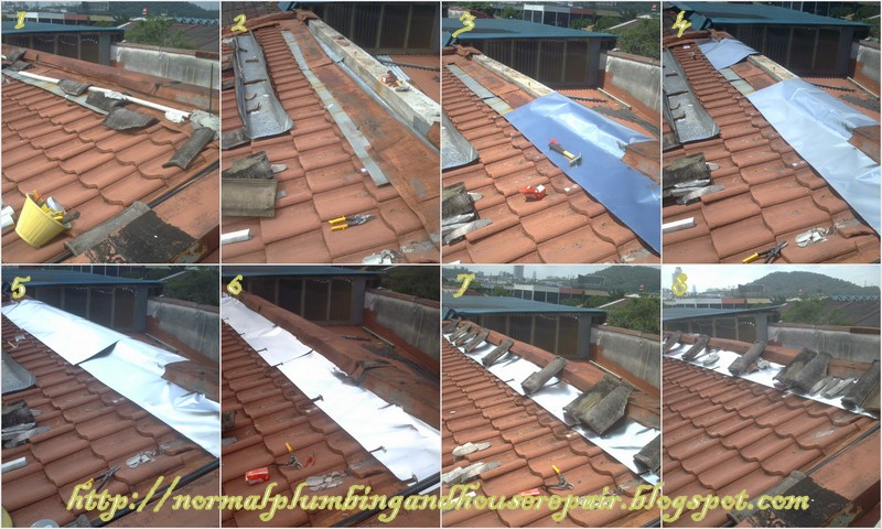 NORMAL PLUMBING: ATAP BOCOR (PROSES PENUKARAN RABONG)