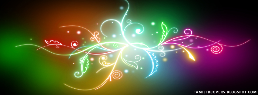 My India FB Covers: Leaf pattern abstract - Abstract FB Cover