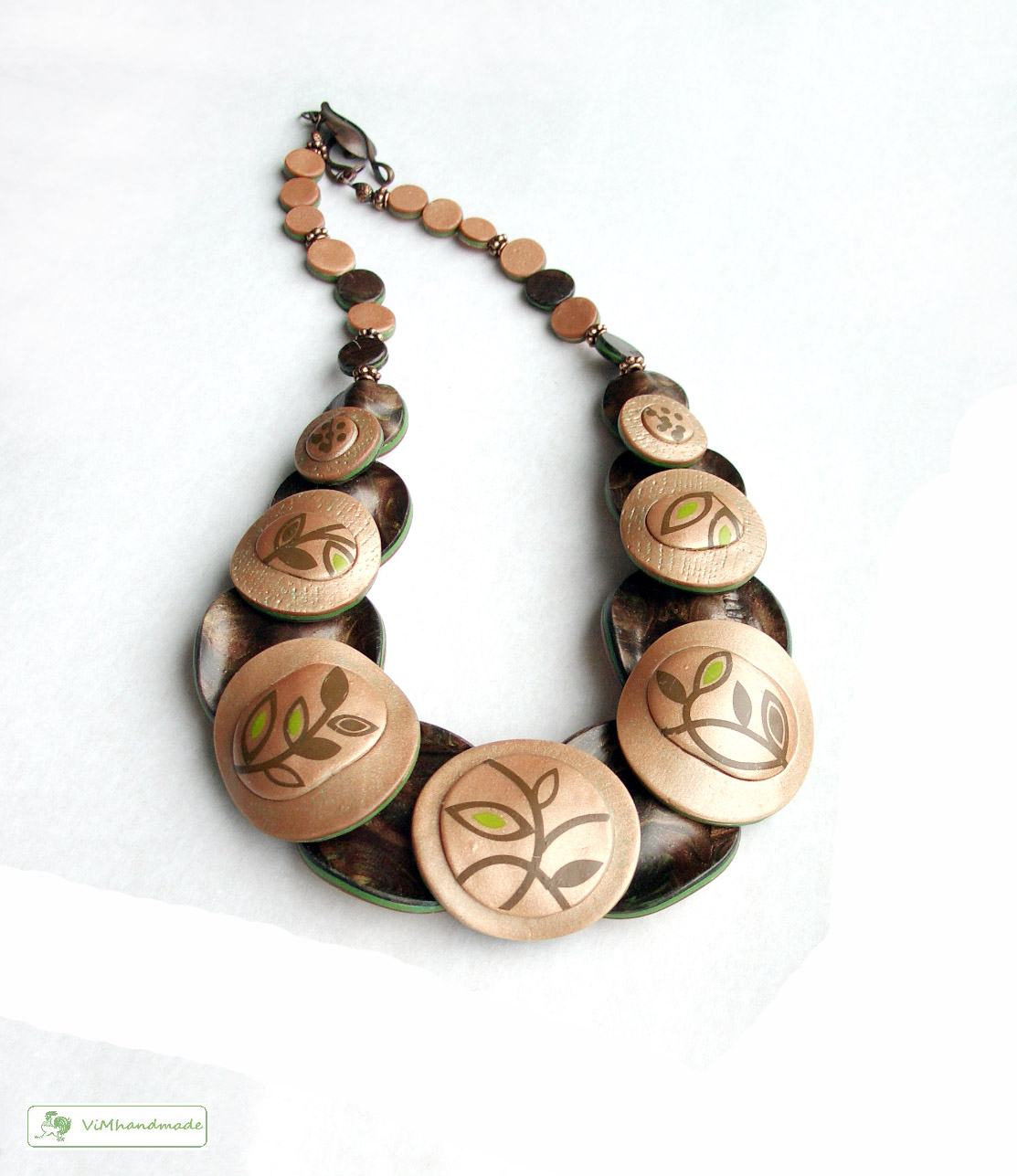 ViMHandmade: Polymer clay - Apple Tree №2