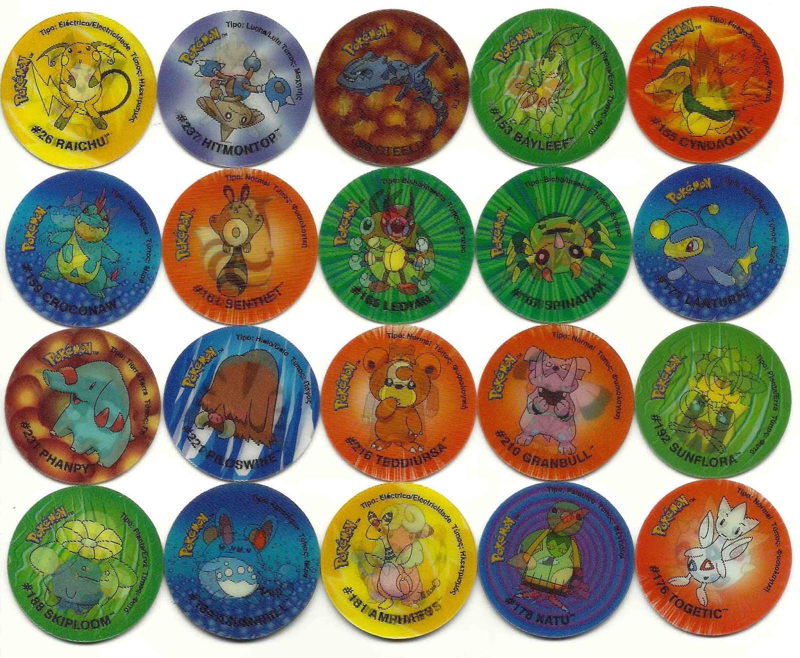 El Sello Verde: Doscientos veinte tazos Pokémon y Ash