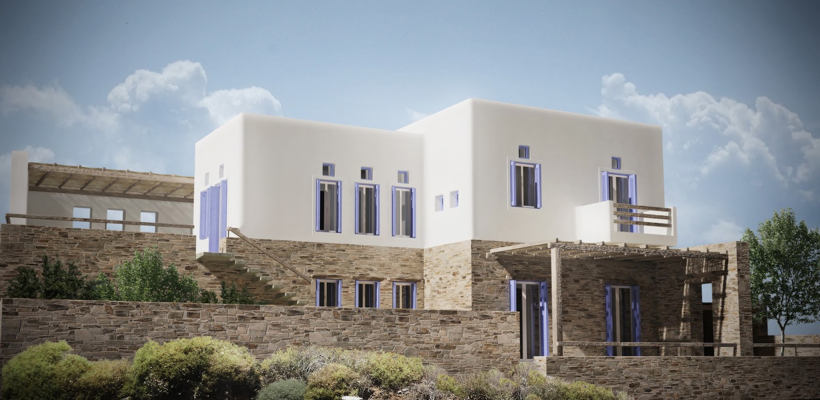 UnDO Architects: House project in Andros