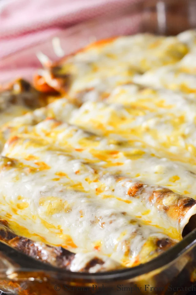 Shredded Beef Enchiladas | Serena Bakes Simply From Scratch