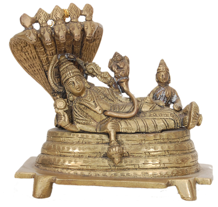 Brass Statues: Beautiful Brass Vishnu Statue..!!