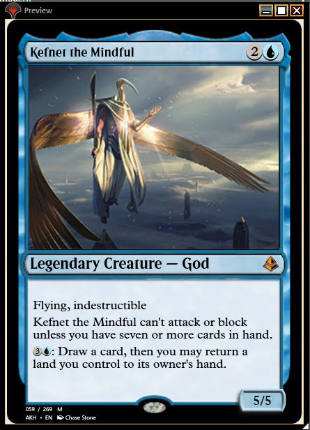 Magic the Gathering Adventures: M19 Brawl Deck [8]: Kefnet {Blue Artifacts}