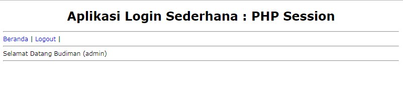 Login Sederhana Menggunakan Php Session Belajar Webpedia