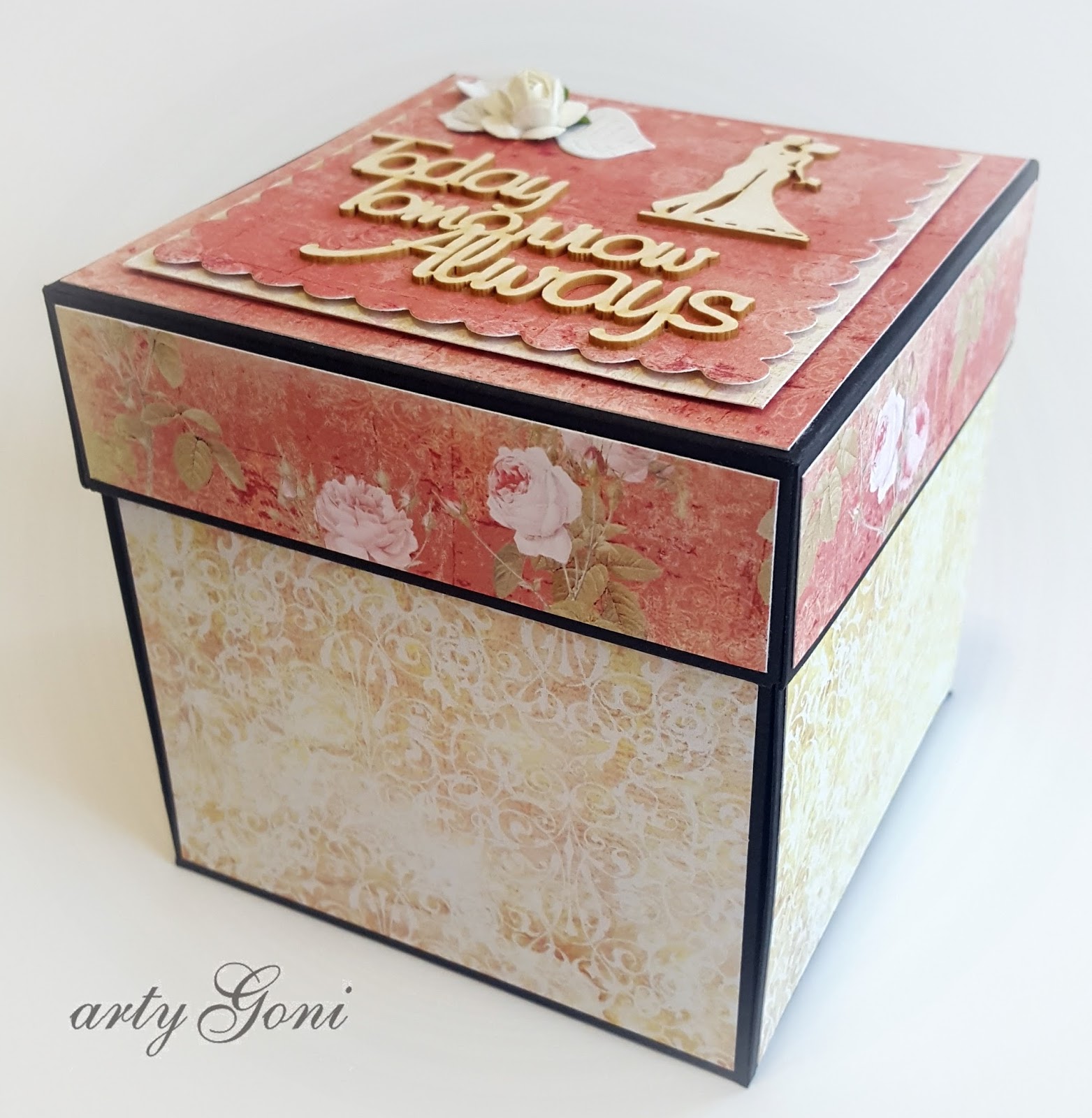 FILIGRANKI: Ślubny Exploding Box / Exploding Box for a wedding