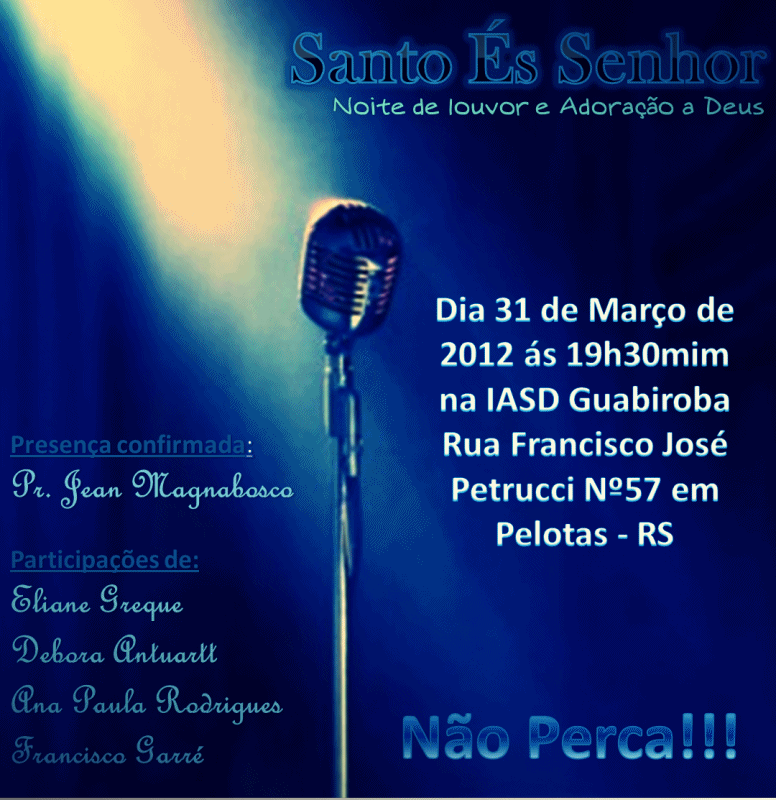IASD Guabiroba: Convite noite de louvor