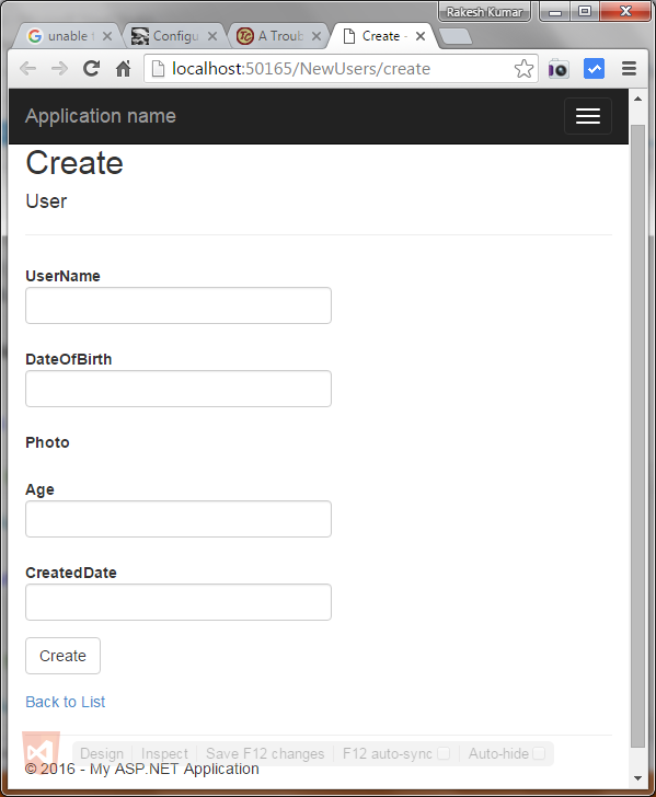 Manual CRUD Operation in MVC With Entity Framework Code First Approach ...