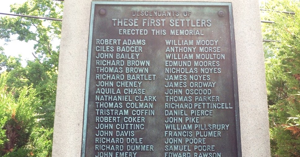 Life From The Roots: First Settlers of Newbury, Massachusetts