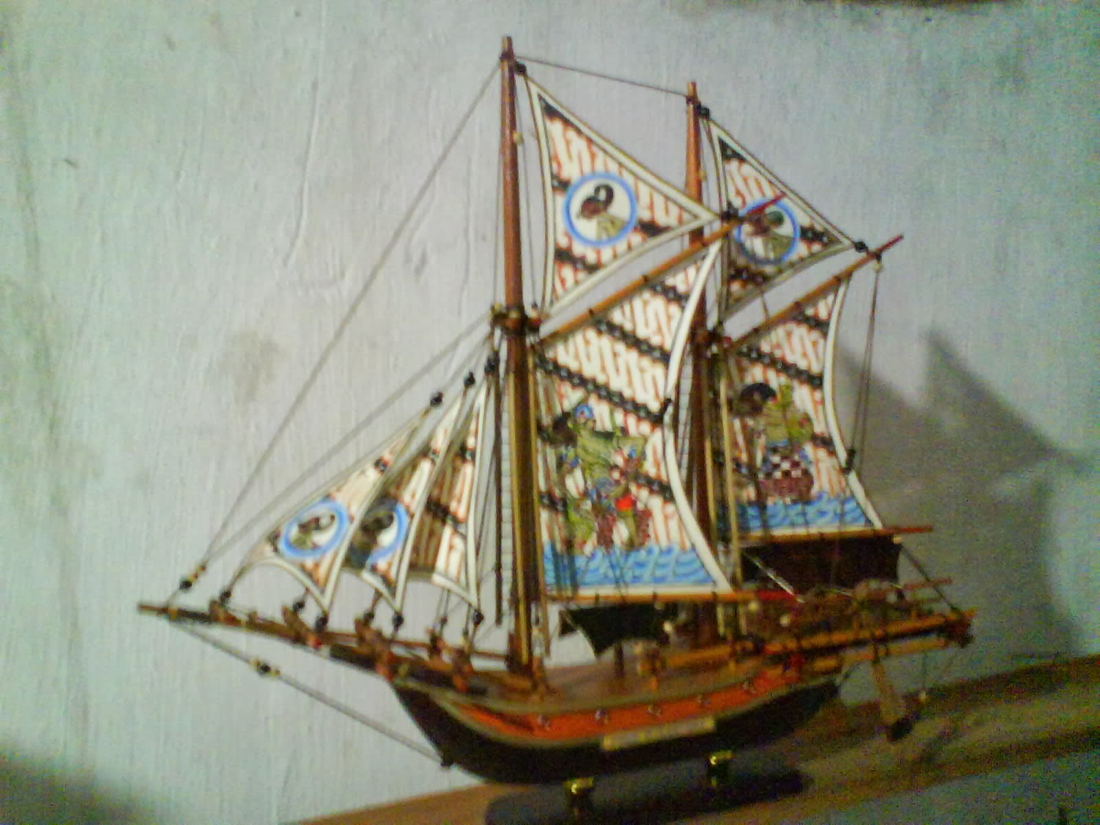 14+ Palimg Kreatif! Pola Miniatur Kapal Layar