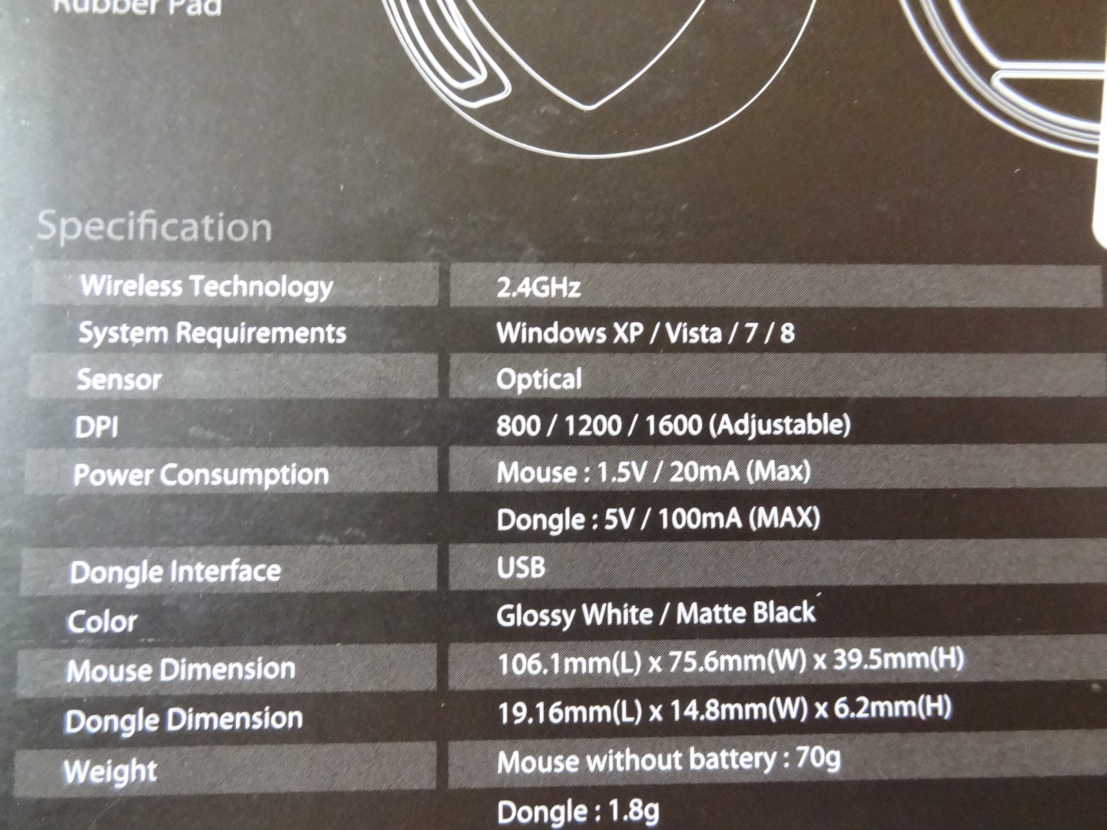 Asus WT465 wireless mouse - full specifications and consumer review