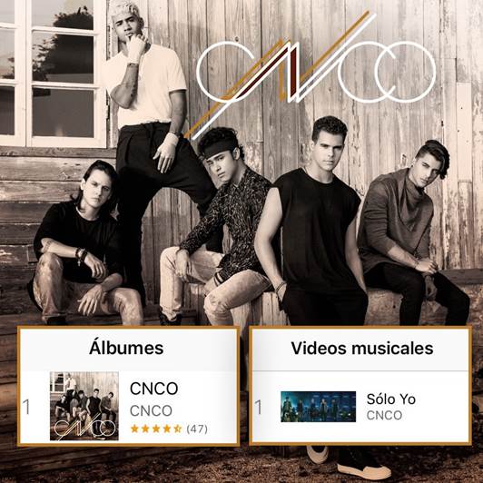 EnPOPados: CNCO LANZA SU NUEVO ÁLBUM Y LOGRA EL #1 en iTunes. // #EnPOPados