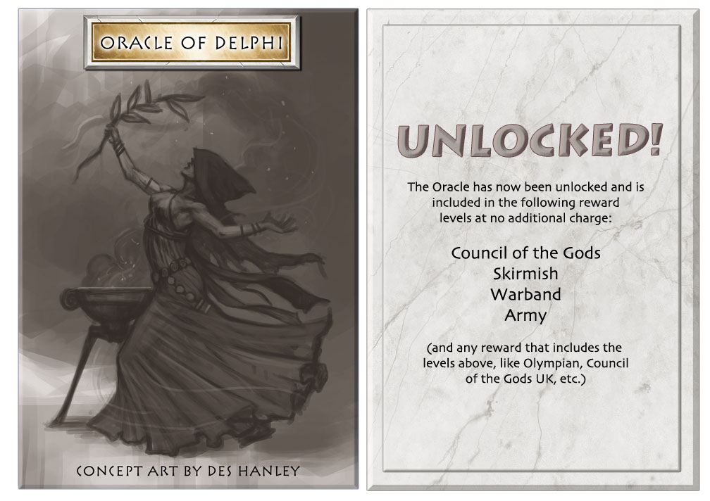 Wargames and Railroads: Kickstarter; Wargods of Olympus - Oracle of ...