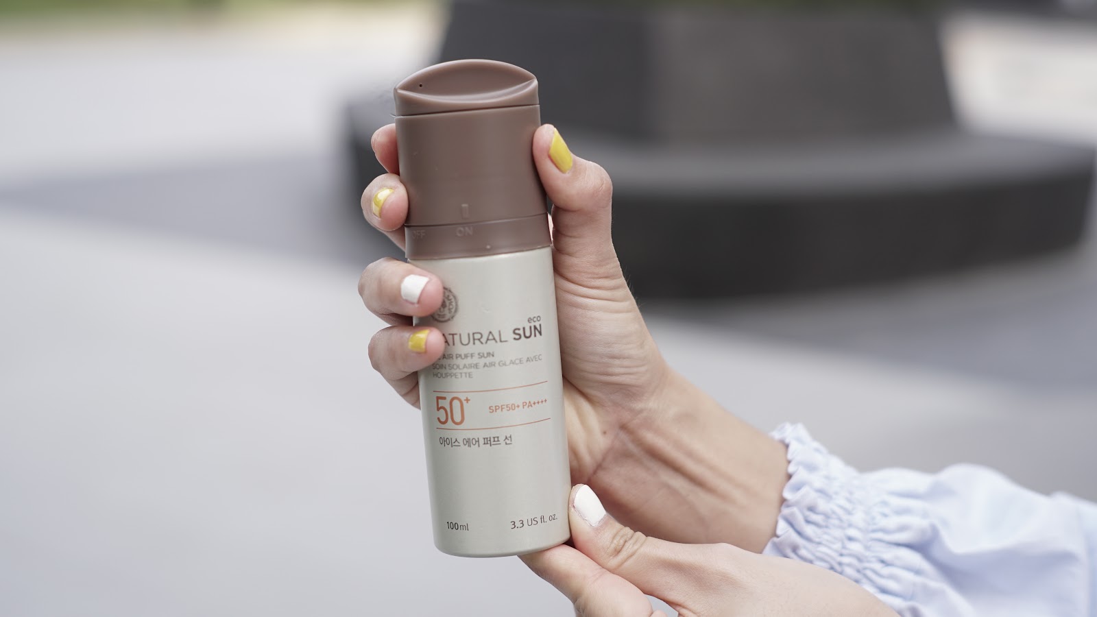 The Face Shop Natural Sun Eco Air Puff Sun and No Shine Hydration Sun ...