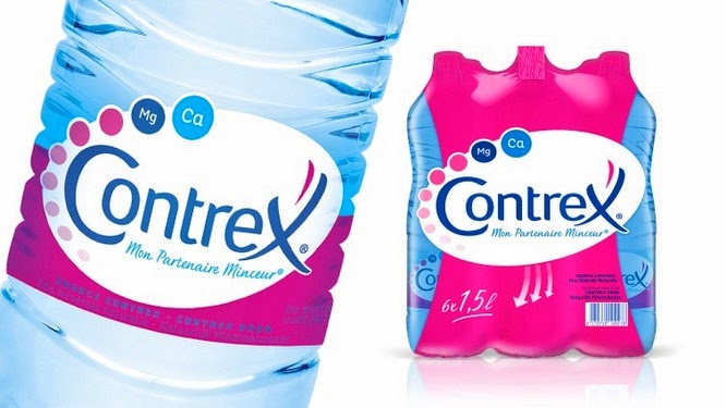 Je suis com' ça: Contrex modernise son logo et son packaging
